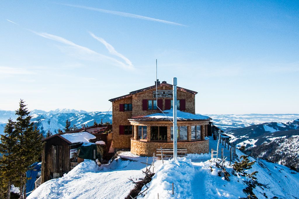 Skitour für jedermann zur Ostlerhütte am Breitenberg in Pfronten