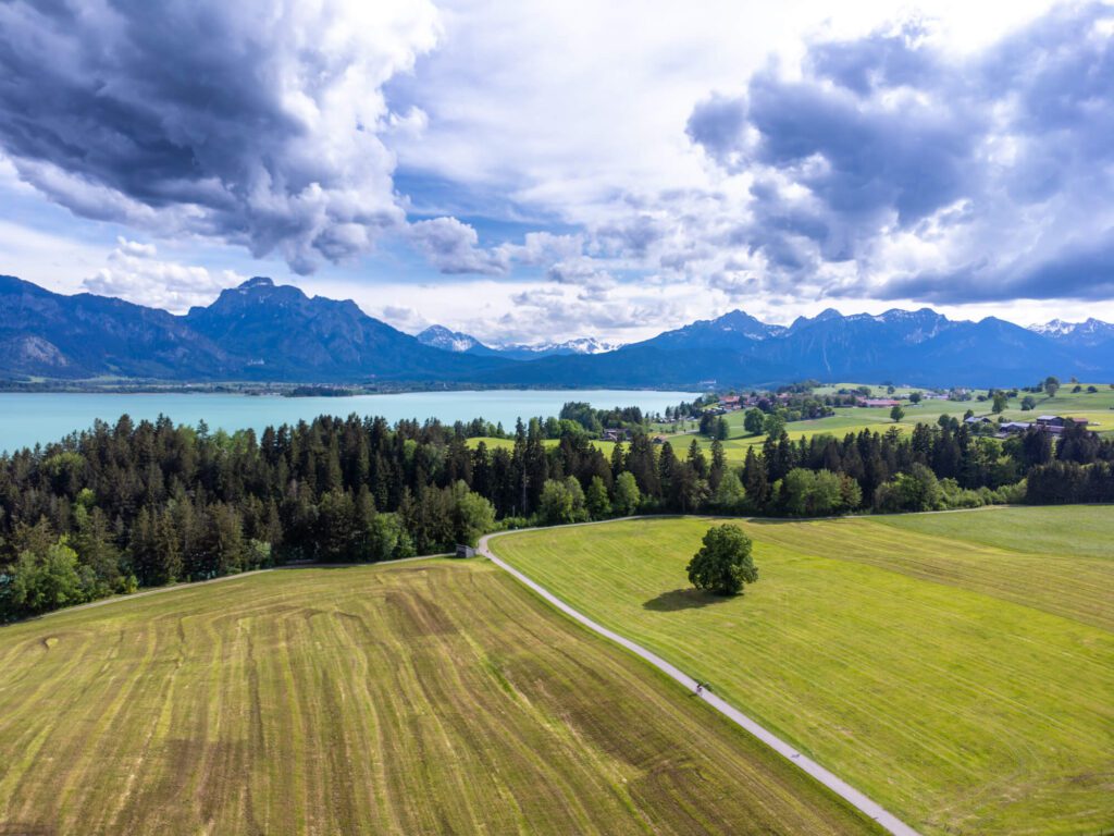 Faszination Forggensee: Radtour am Deutschland größten Stausee